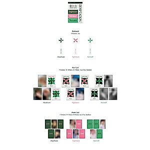 TXT The Name Chapter : TEMPTATION 5th Mini Album CD+Folding poster on pack+Photobook+Lyric book+Sticker pack+Bookmark+Postcard+Photocard+Tracking TOMORROW X TOGETHER (SET(Daydream+Nightmare+Farewell))