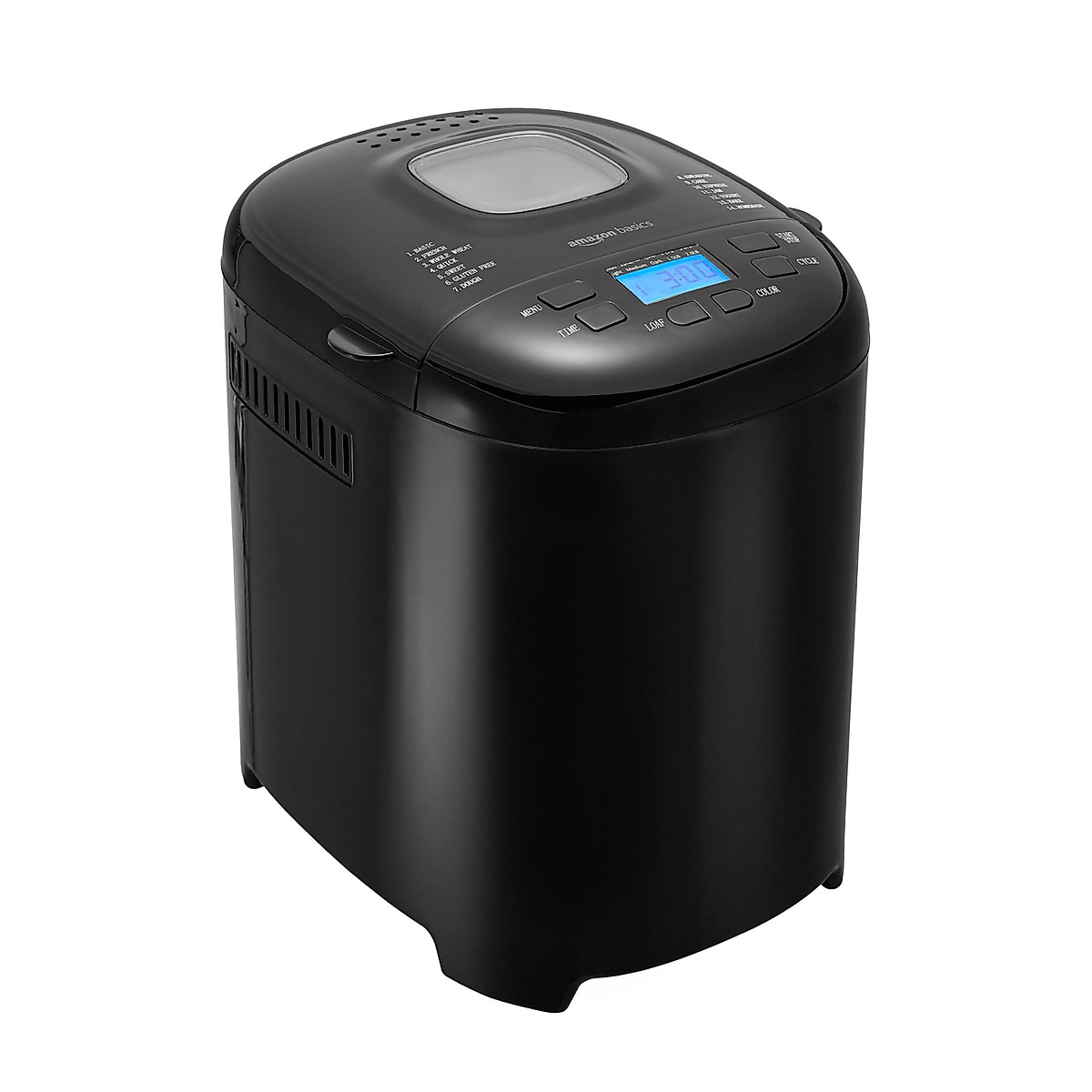 Amazon Basics 2 Pound Non-Stick Bread Making Machine, Black