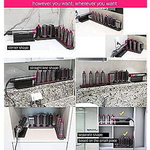 MD Global Transformable Stand Holder for Styler Rack Can Transform The Form Airwrap Styler Storage Organizer