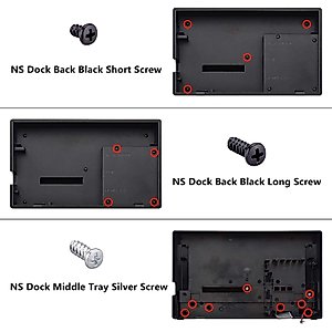 eXtremeRate Custom Soft Touch Grip Faceplate for Nintendo Switch Dock, Wood Grain Patterned DIY Replacement Housing Shell for Nintendo Switch Dock - Dock NOT Included