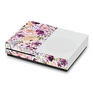 Head Case Designs Officially Licensed Anis Illustration Floral Chaos Art Mix Matte Vinyl Sticker Gaming Skin Case Cover Compatible With Xbox One S Console