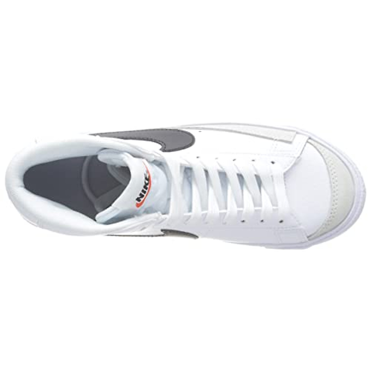 Nike Boy's Blazer Mid '77 (Big Kid) White/Black/Team Orange 7 Big Kid M