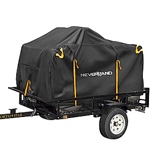 Neverland Waterproof ATV Cover Windproof Trailerable ATV Cover 300D Oxford Heavy Duty Trailer 4 Wheeler Cover Compatible with All Weather Outdoor Indoor Protection Polaris Sportsman Can-Am Yamaha,XL
