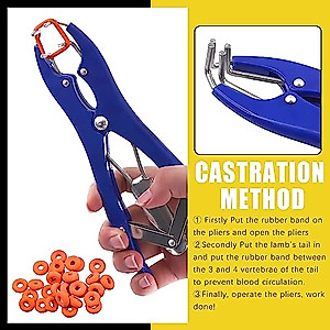 Mardatt 121 Pcs Bander Snap Pliers with 120 Pcs Rubber Rings, Multi Function Filling Pliers, Balloon Expander Tool Snap Pliers
