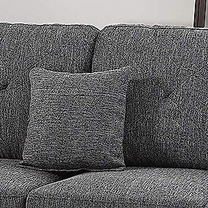 Poundex PDEX-F6511 2-Pcs Sectional Sofa, Grey