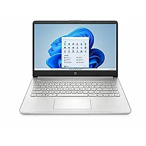 2022 HP 14" HD Touchscreen Laptop, AMD Ryzen 3 3250U Processor, 8GB DDR4 RAM, 128GB SSD, HDMI, Webcam, WiFi, Bluetooth, Windows 11 S, Silver, W/ 2-Week IFT Support