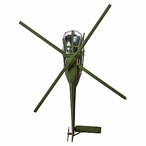 Hughes OH-6 Cayuse diecast 1:72 helicopter model (Amercom HY-47)