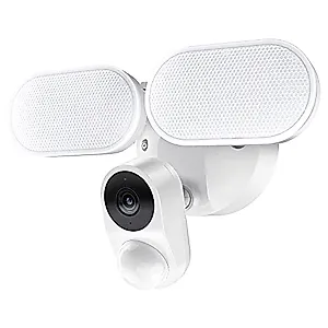 LaView Floodlight Camera with 2600 Lumen LEDs,Security Camera Outdoor 1080P,WiFi Security Cameras Waterproof, Motion Detection, Night Vision, Two-Way Audio and Siren, USA Cloud Service