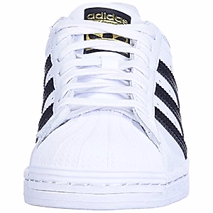adidas Originals Women's Superstar Sneaker, White/Black/White 8.5