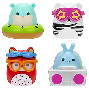 Squish-a-longs by Squishmallows 25 Pack - Series 2 - (25) 1” Mini-Squish, 5 Accessories, 1 Ring, & 1 Collector’s Guide - 2 Chase Figures - Collect, Trade, & Play