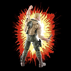 G.I. Joe Classified Series Retro Cardback Duke, Collectible 6-Inch Action Figure with 10 Accessories