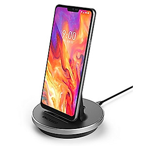 Encased Type C Charger Stand Compatible with LG Smartphones, USB-C Quick Charging Desktop Dock w/ 5FT Power Cable (V60,V50 ThinQ, Velvet G7/G8/Stylo 5/6, ac Adapter Sold Separately)