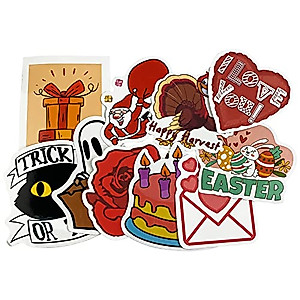 yacool Black Gift Bag 11 x 4 x 13 with Greeting Card, Sticker and Tissue Paper for Birthday, Valentine, Party, Baby Shower, Girls, Boys