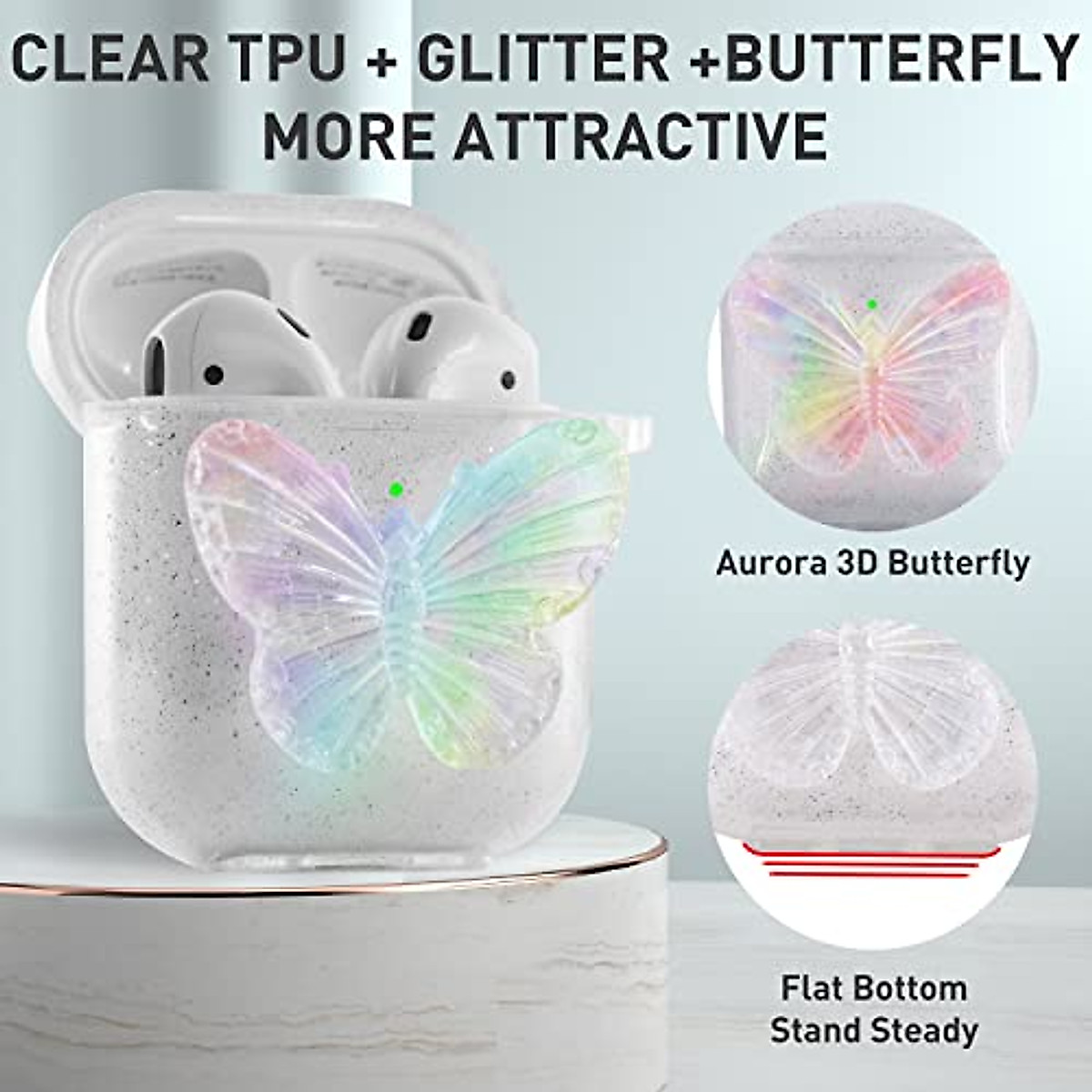 2 Pack Aiiko Airpod 2nd Generation Case