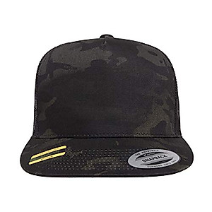 Flexfit Men's one_Size Trucker Cap, Black, Alpha