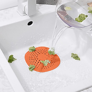 Food Drainer for Kitchen Sink Shower Drains Cover Silicone Hair Stopper Filter Bathroom Drains Floor Sink Strainer Bath Sink