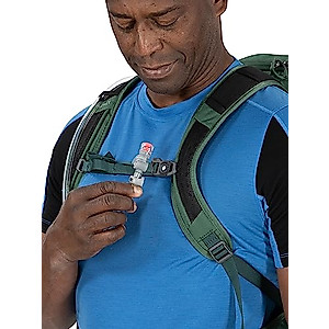 Osprey Skarab 30L Men's Hiking Backpack with Hydraulics Reservoir, Firestarter Orange, One Size