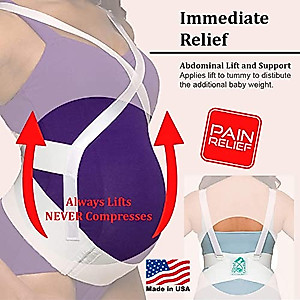 It's You Babe Best Cradle-Medium | Medical Grade Adjustable Prenatal Cradle | Maternity Baby Belly Band Support Belt | Award Winning, Medium