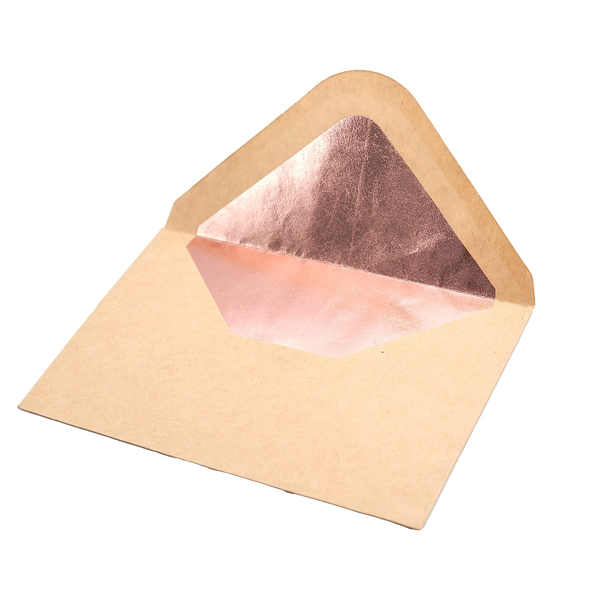 Chriz.Z Invitation Cards - 24-Count 4" x 6" White Invitation Cards ‘’You Are Invited’’ in Rose Gold Foil with 26 Foil Kraft Envelopes – For Wedding, Bridal Shower, Baby Shower, Birthday