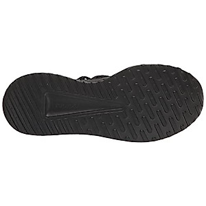 adidas Men's Lite Racer Adapt 5.0 Running Shoe, Black/Black/Grey, 10.5