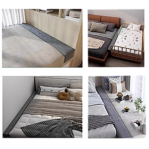 NENIUX Custom Size Bed Gap Filler, Mattress Extender Bolster Headboard Pillow Cushion for Split King Bed/Between Single Double Beds, Sofa Slit Plug/Seam Stopper