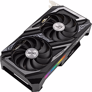 ASUS ROG Strix AMD Radeon RX 6600 XT OC Edition Gaming Graphics Card (AMD RDNA 2, PCIe 4.0, 8GB GDDR6, HDMI 2.1, DisplayPort 1.4a, Axial-tech Fan Design, Super Alloy Power II, GPU Tweak II)
