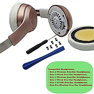 Solo3 Headband Screws Replacement for Beats Solo 3, Solo 2 Headband Screws 12pcs (6pcs Black+6pcs Silver)