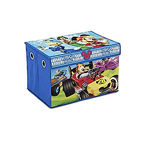 Delta Children 4-Piece Kids Furniture Set (2 Chairs and Table Set & Fabric Toy Box), Disney Mickey Mouse