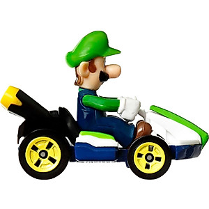 Hot Wheels Mario Kart Luigi 1:64 Die-Cast Kart