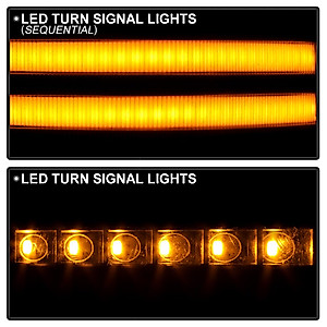 ACANII - Telescoping Manual Non Heat Towing Mirrors w/LED Signal PAIR For 1999-2007 Ford F250 F350 F450 F550 Superduty