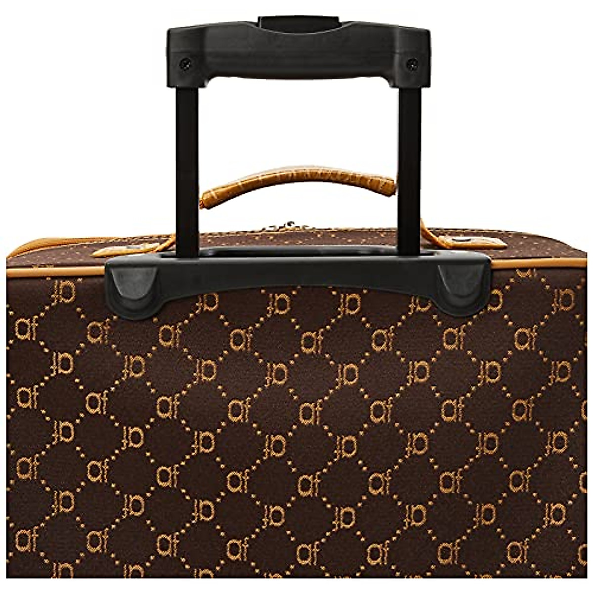 American Flyer Luggage Signature 4 Piece Set, telescoping_handle, Chocolate Gold, One Size
