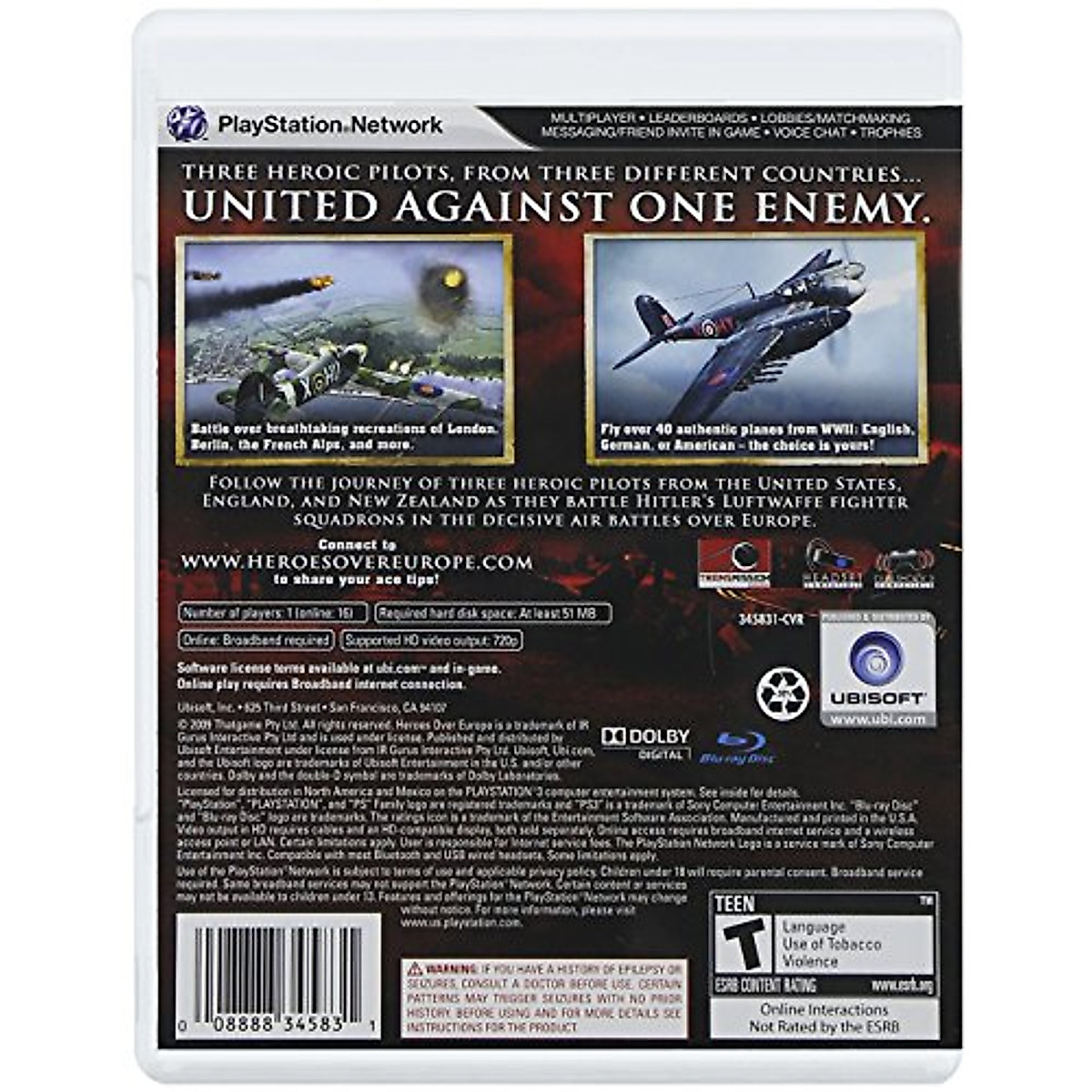 Heroes Over Europe - Playstation 3