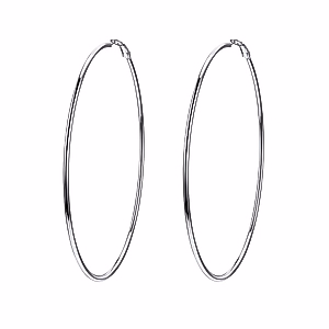Stainless Steel Hoop Earrings Womens Jewelry Circle Round Vintage Huggie Earrings Women