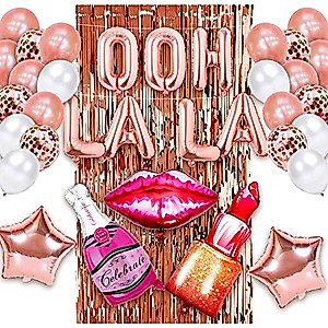 Lingerie Party Decorations Lingerie Shower Decorations Lingerie Ooh La La Balloons Bridal Shower Decoration Bachelorette Party Decorations Slumber Sleepover Spa Ladies Girls Night Decorations Adults