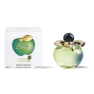 Nina Ricci Bella Perfume For Women - Floral Fruity Fragrance - Opens With Notes Of Rhubarb And Green Mandarin - Blended With Lemon And Freesia - Long Lasting Scent - Eau De Toilette Spray - 2.7 Oz