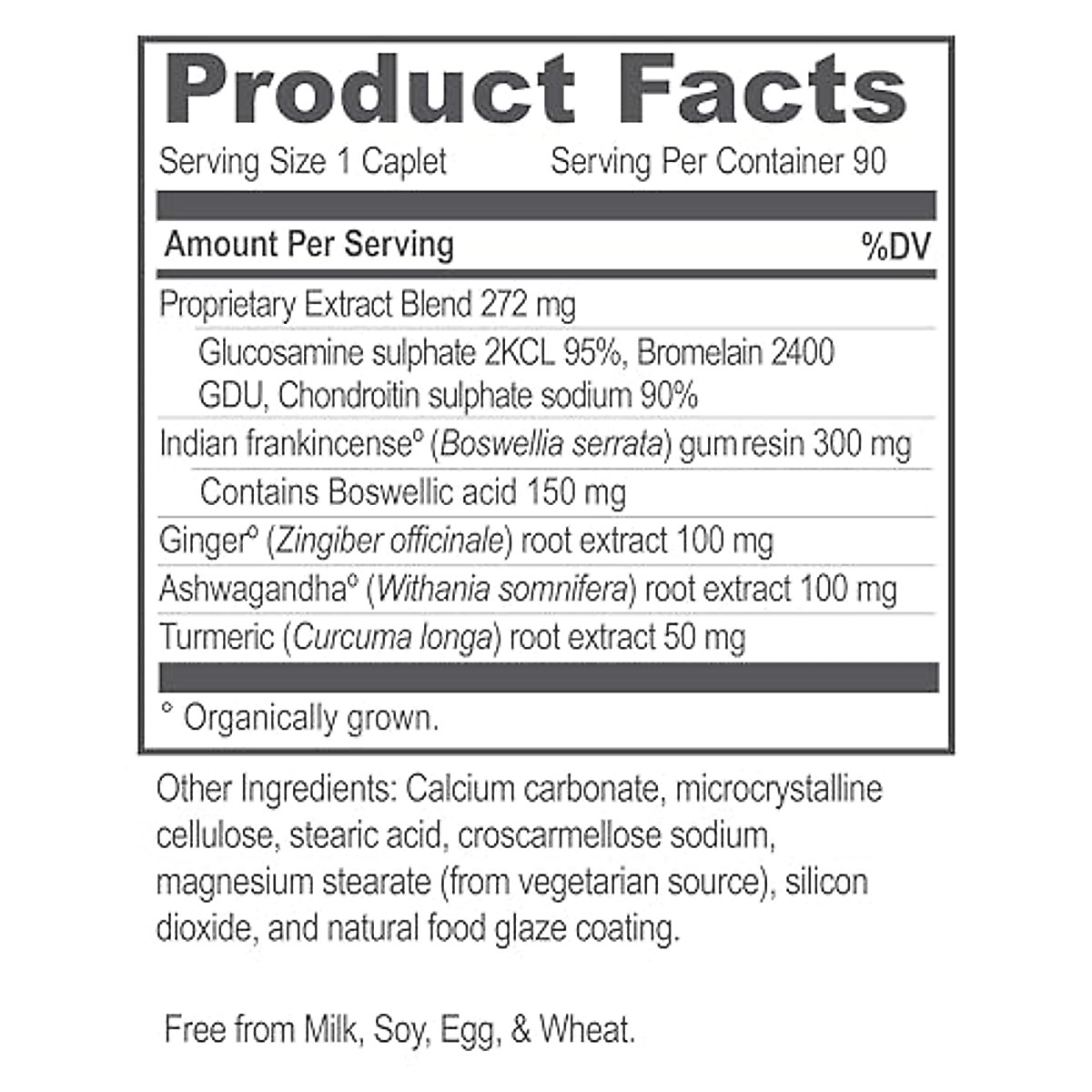 Ayush Pet Boswelya Plus, Joint and Muscle Support for Pets, Ayurvedic Pet Supplement with Boswellia, Ginger, and Bromelain, Large or Small Animals, 90 Vegetarian Caplets