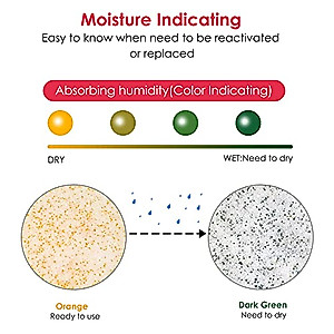 Durimoiy 4 LBS Silica Sand Flower Drying Reusable Silica Gel Flower Drying Crystals for Drying Flowers, Flower Preservation, Easy to Use with Color Indicating