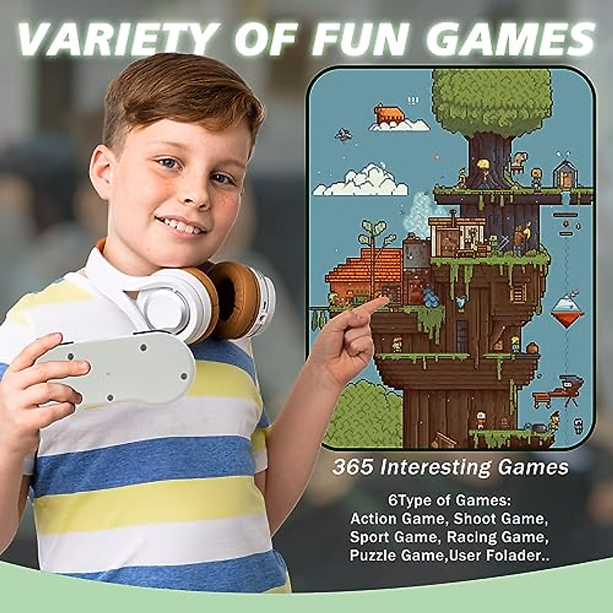 Retro Game Support 2 Players, Plug tv Games HDTV Output ,Parent-Child Game