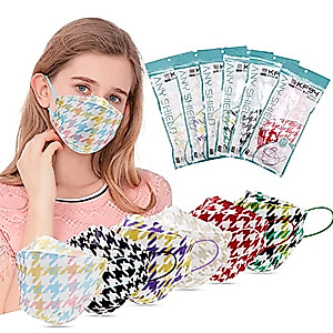 SOOQOO KF94 Mask,60 Pack Disposable Printed Face Mask,Pack of 6(Audlt)
