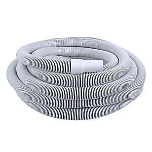 Poolmaster Commercial In-Ground Swimming Pool Vacuum Hose With Swivel Cuff, 1 1/2-Inch x 50-Foot