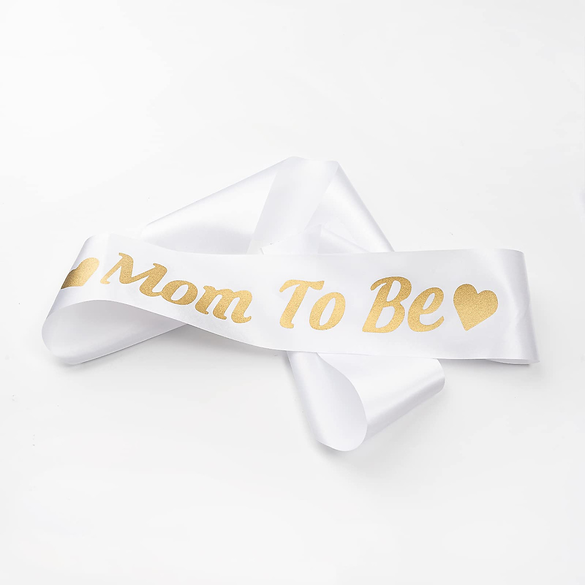 Baby Shower Maternity Sash Belly Belt, Mom to Be & Dad to Be Button Pin, Pregnancy Maternity Flower Sash Belt for Gender Reveal (Khaki)