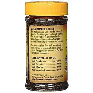 Zoo Med Leopard Gecko Food, 0.4-Ounce