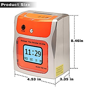 Touch Free Small Business Time Clock AT-2700