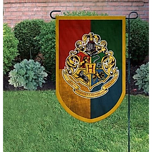 Wizard Style Banner - Home Flag 37x24 in - Printed on Both Sides - Durable Enough for Outside Conditions - Perfect Barware Man Cave Gift - Unique HP Collectible Accessories