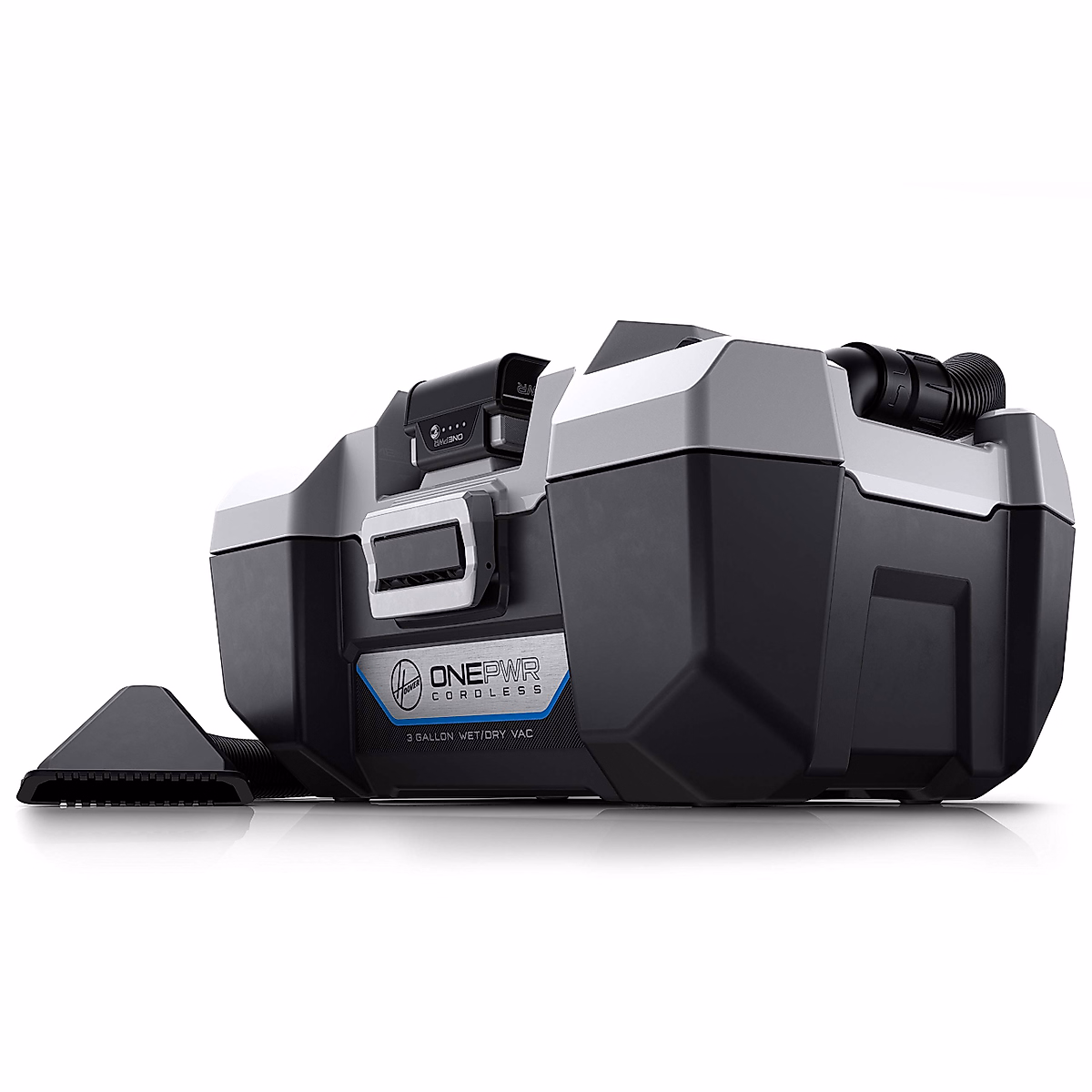 Hoover Utility ONEPWR 3 Gallon Wet Dry Cordless Vacuum Cleaner, High Power, BH57105, White