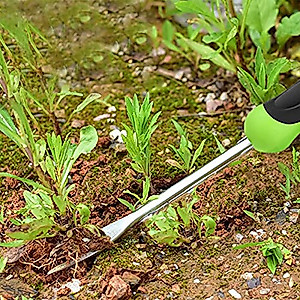 YXCCSE Hand Weeder Tool Stainless Steel Garden Weeding Tool,Hand Weeder Garden Weeding Removal Weed Puller Tool for Garden Lawn Farmland Transplant Gardening Plant Tool