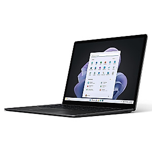Microsoft Surface Laptop 5 15" Touchscreen Notebook - 2496 x 1664 - Intel Core i7 12th Gen i7-1265U - Intel Evo Platform - 16 GB Total RAM - 512 GB SSD - Matte Black