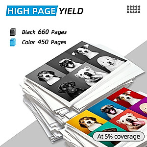 60XL Ink Cartridges for HP 60 Ink Cartridge Combo Pack Color and Black for HP 60 Black Ink Cartridge Used for HP C4680 C4780 C4795 F4480 D2530 F4280 D2680 C4600 D1620 120 110 114 Printer (2 Pack)