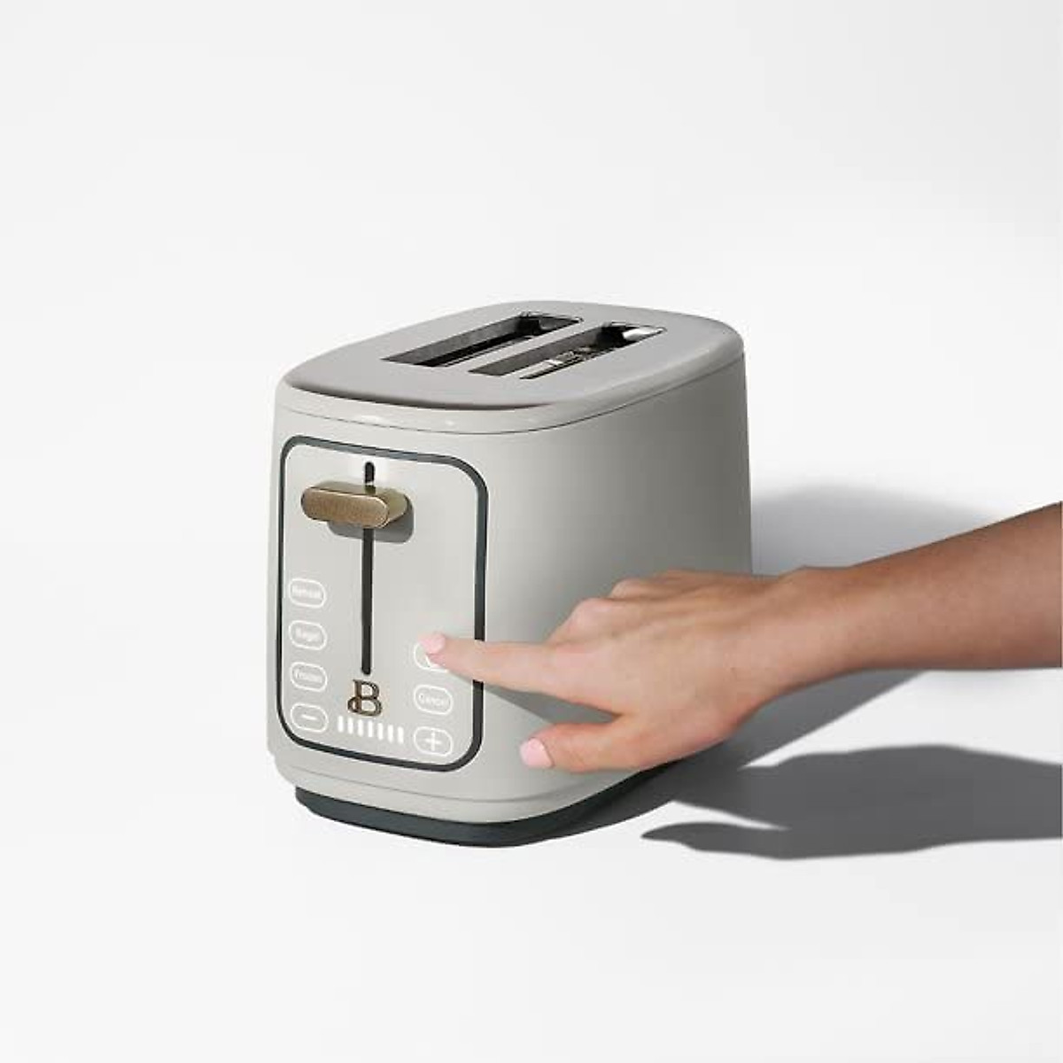 Beautiful 2 Slice Touchscreen Toaster, White Icing