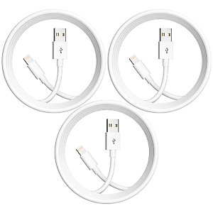 IDISON iPhone Charger 3 Pack 6FT,[MFi Certified] USB to iPhone Cable Fast Charging iPhone Charger Cord Compatible with iPhone 14 13 12 11 Pro Max XR XS X 8 7 6 Plus SE and More